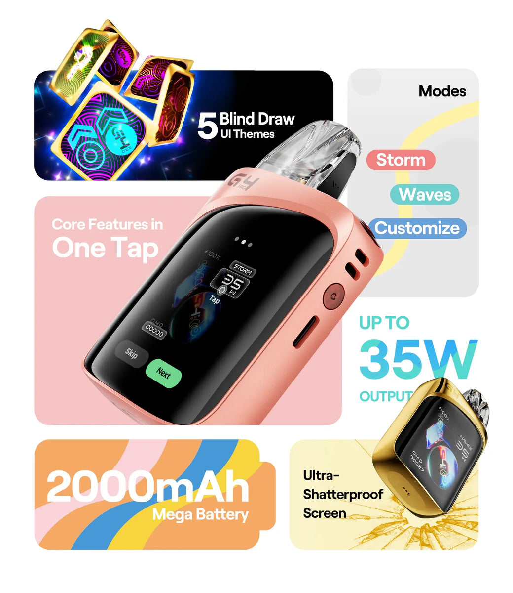 UWELL Caliburn G4 PRO KOKO Now at Futuristic Vapes | Touchscreen